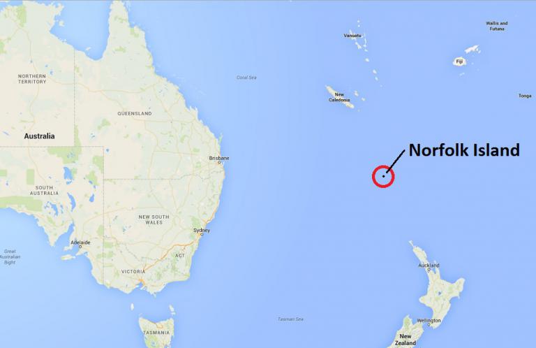 Norfolk-Island-map | United Services Union