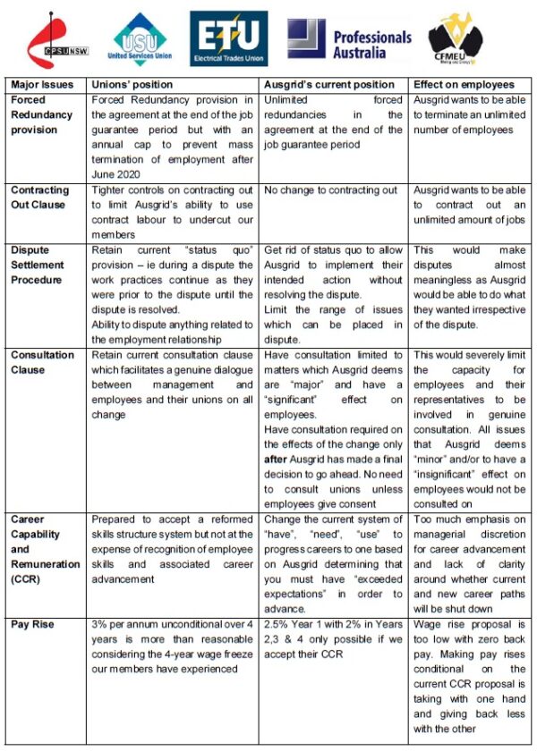 Ausgrid Delegates Vote Unanimously to Apply for Protected Industrial ...