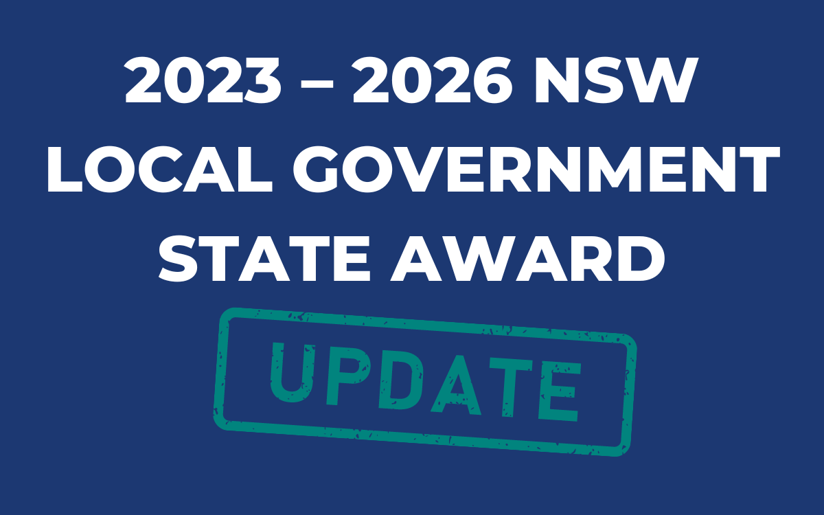 2023 – 2026 NSW LOCAL GOVERNMENT STATE AWARD | United Services Union