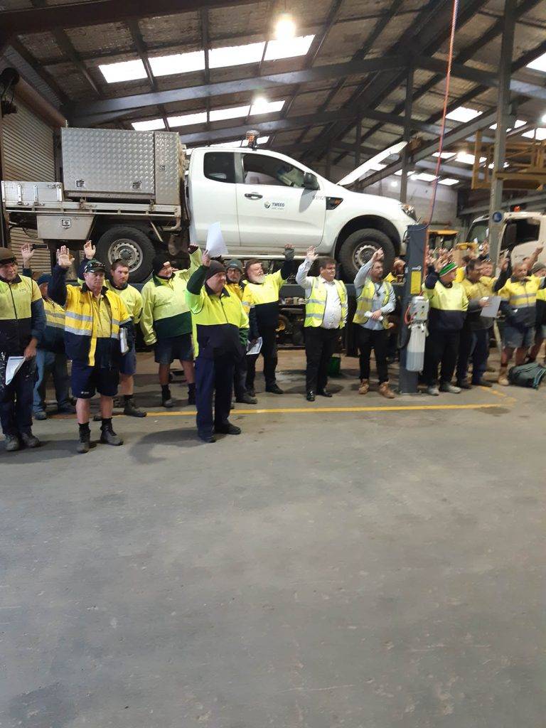 Members across NSW Say YES to new Award | United Services Union